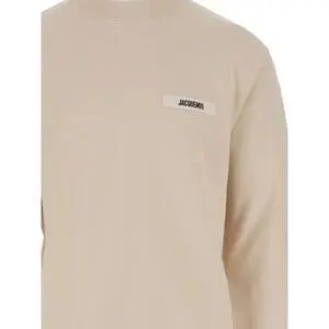 Jacquemus Neutrals Sweaters & Knitwear Sweatshirts - Cream