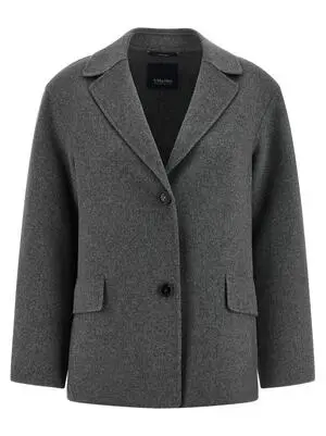 Max Mara Virgin Wool Blazer - Gray