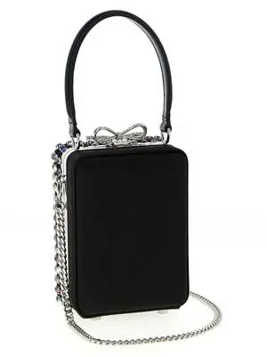 SELF-PORTRAIT Multi Crystal Chainmail Handbag - Multicolor