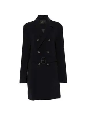 MONTECORE Double-breasted Coat With Belt