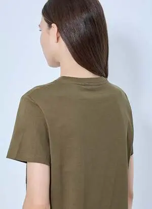 Max Mara Logo Patch Pocket T-shirt - Green