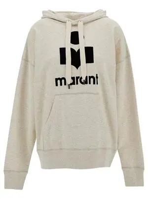 Isabel Marant Étoile Cotton Blend Oversized Hooded Sweatshirt - Multicolor