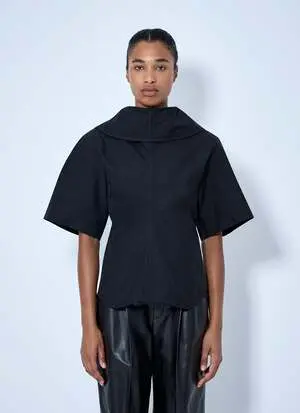Bottega Veneta Asymmetrical Cut Top