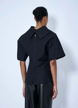 Bottega Veneta Asymmetrical Cut Top