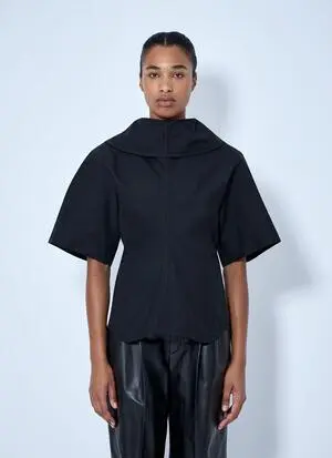 Bottega Veneta Cotton Asymmetrical Top