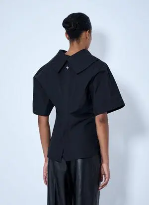Bottega Veneta Cotton Asymmetrical Top