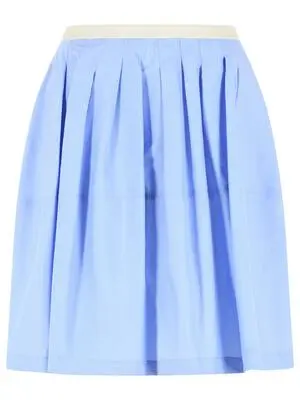 Marni Iris Cotton Skirt - Blue