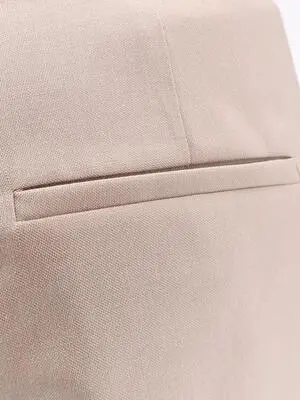 Max Mara Mxmgirone Virgin Wool, Mohair And Silk Trousers - Multicolor