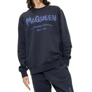 Alexander McQueen Cotton Logo Sweatshirt