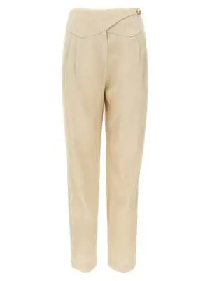 BLAZÉ MILANO Sheena Basque Pants - Cream