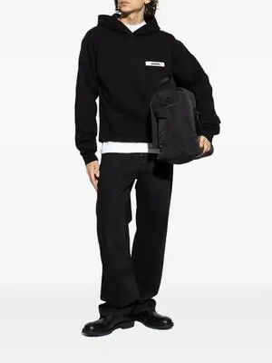 Jacquemus Le Hoodie Gros Grain - Black