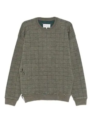 MAISON MARGIELA Wool Crew Neck - Green