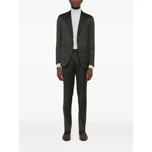 Tagliatore Grey Suits Single Breasted Suits