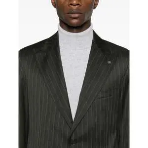 Tagliatore Grey Suits Single Breasted Suits