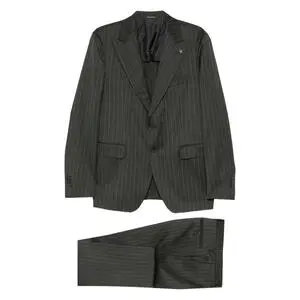 Tagliatore Grey Suits Single Breasted Suits - Gray