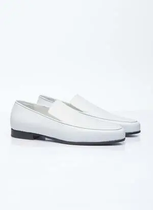 TOTEME Croco Oval Loafers