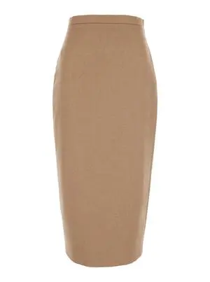 Max Mara Wool Pencil Skirt - Multicolor