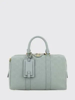 Gucci Ophidia Canvas Bag With Gg Jacquard Monogram - Blue