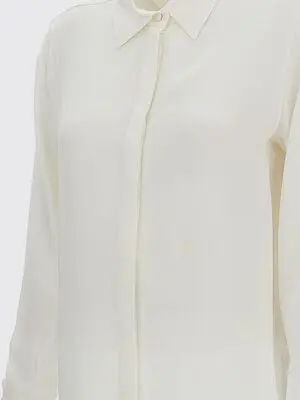 Max Mara Silk Button Up Shirt - White