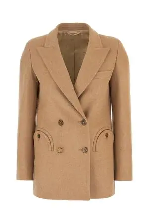 BLAZÉ MILANO Wool Double Breasted Blazer - Multicolor
