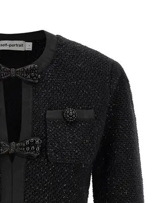 SELF-PORTRAIT Sequin Knit Mini' Dress