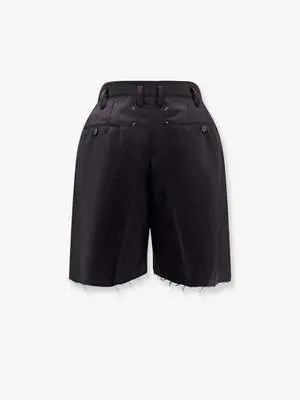 MAISON MARGIELA Striped Virgin Wool Shorts - Multicolor