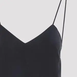 Max Mara Unghia Washed Silk Tank Top - Blue