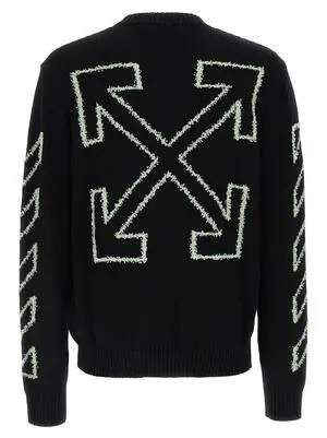 Off-White Diag Outline Sweater - Black