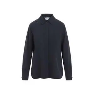 Max Mara Max Mara Siamese Washed Silk Shirt Black