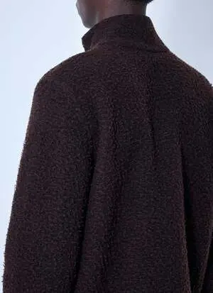 Moncler Fleece Pullover With Snap Fastening