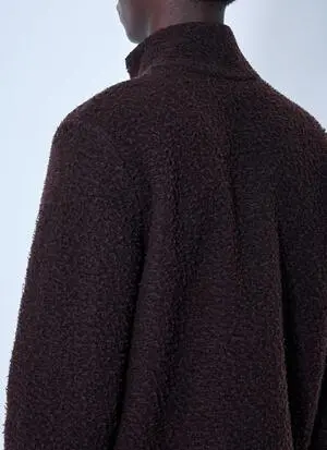 Moncler Fleece Pullover With Snap Fastening