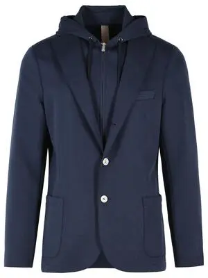 Eleventy Cotton Blend Blazer - Blue