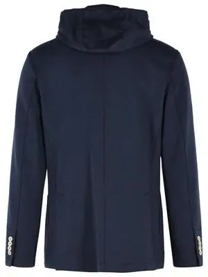 Eleventy Cotton Blend Blazer - Blue