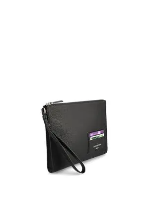 Balenciaga Leather Zipped Pouch