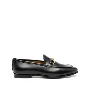 Gucci Leather Horsebit Loafers - Black