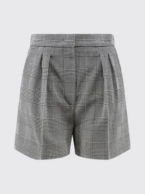 Max Mara Tailored Check Shorts - Blue