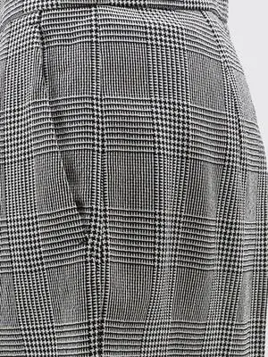 Max Mara Tailored Check Shorts - Blue