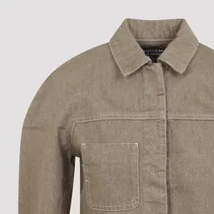 Jacquemus Ovalo Cargo Jacket - Brown