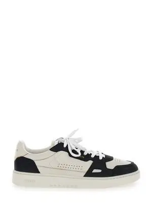 Axel Arigato Black And Beige Leather Logo 'dice Lo' Bicolor Sneakers - Multicolor