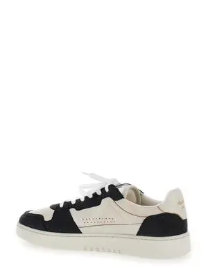 Axel Arigato Black And Beige Leather Logo 'dice Lo' Bicolor Sneakers - Multicolor