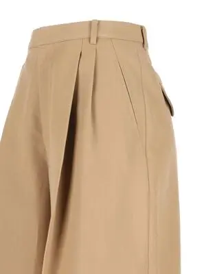 Celine Wool Blend Cropped Trousers