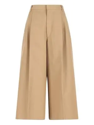CELINE Celine Women Wool Blend Cropped Trousers
