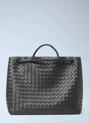 Bottega Veneta Andiamo Handbag - Black