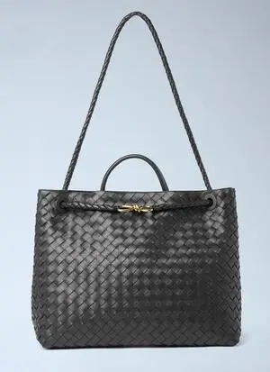 Bottega Veneta Andiamo Handbag - Black