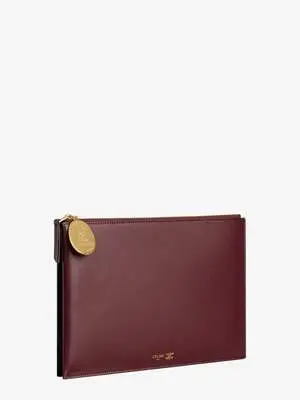 Celine Duo Leather Clutch Bag