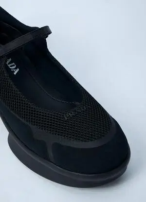 Prada Logo Motif Shoes - Black
