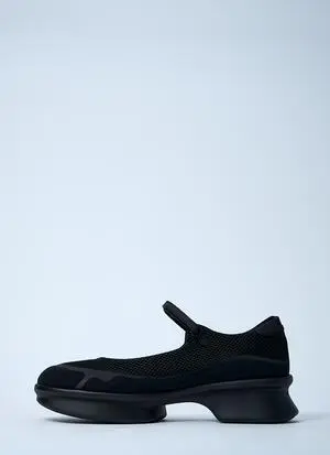 Prada Logo Motif Shoes - Black