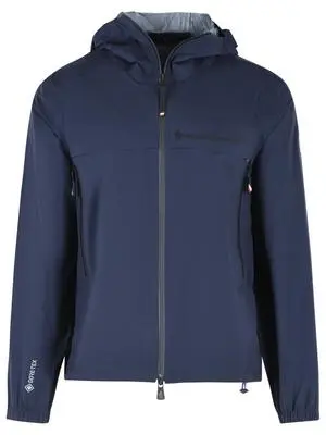 Moncler Shipton' Navy 'gore-tex' Foldable Shell Jacket - Blue