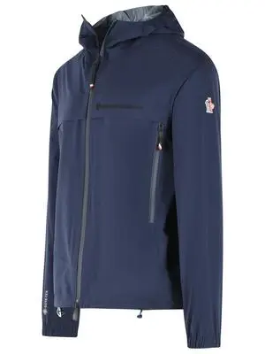 Moncler Shipton' Navy 'gore-tex' Foldable Shell Jacket