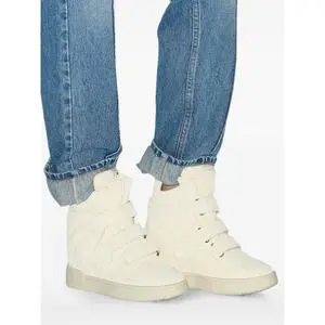 Isabel Marant Étoile Suede Wedge High-top Sneakers